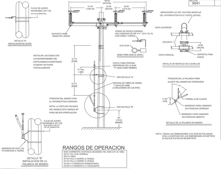 Cuchillas Alduti | Cuchillas desconectadoras de Operacion | Alduti ...